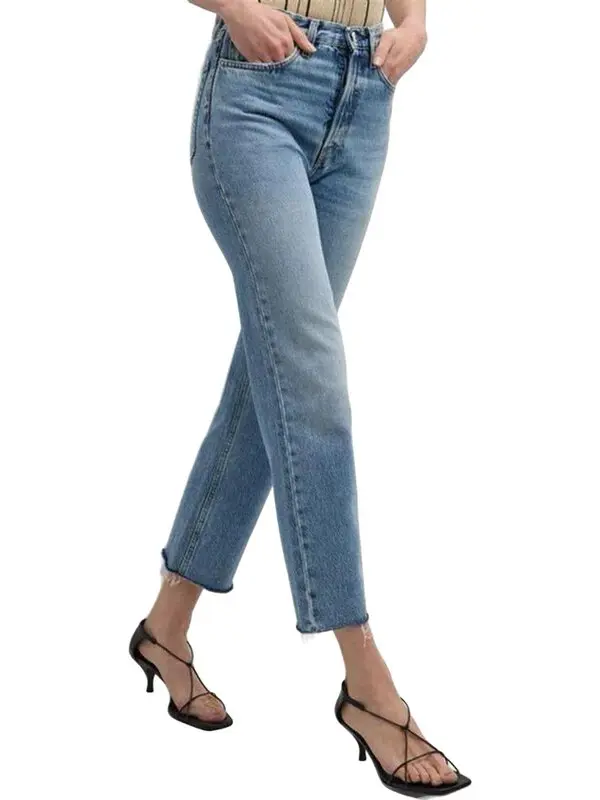 TOTEME Classic Cut Denim Pants - Medium Blue