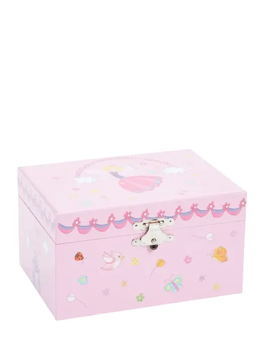 MELE AND CO Mini Krista Fairy Musical Jewelry Box - Pink