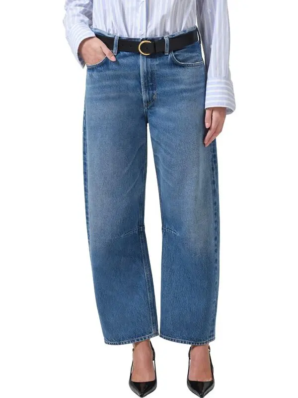 Citizens Of Humanity Miro High-waist Barrel Jeans - Pacifica