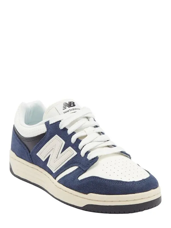 NEW BALANCE 480 Lace-up Basketball Sneakers - Nb Navy/sea Salt