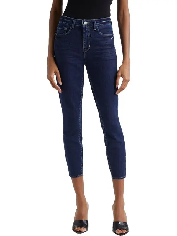 L'Agence Margot High-waist Crop Skinny Jeans - Stanton