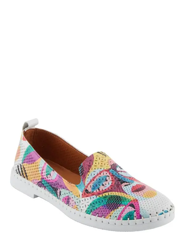 SPRING STEP SHOES Carraway Slip-on Sneaker - White Multi