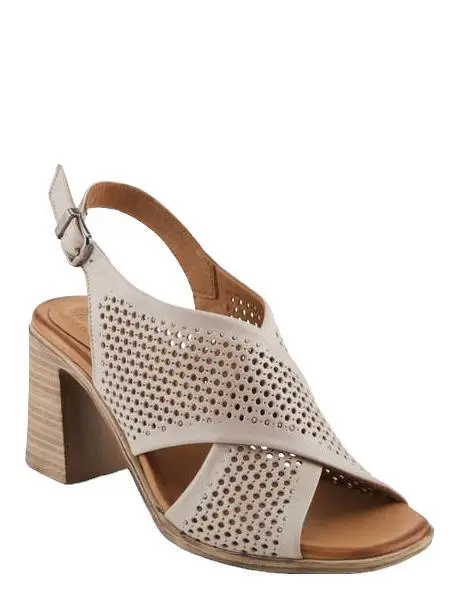 SPRING STEP SHOES Luanca Leather Slingback Sandal - Stone