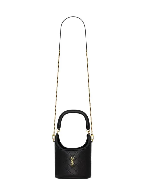 Saint Laurent Gaby Bucket Bag - Black