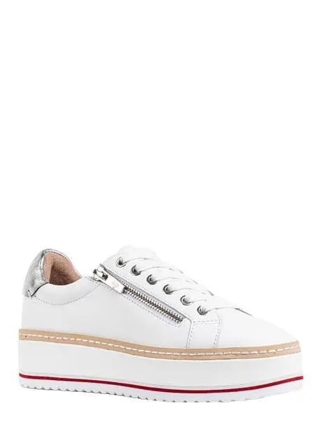 DONALD PLINER Platform Sneakers - White
