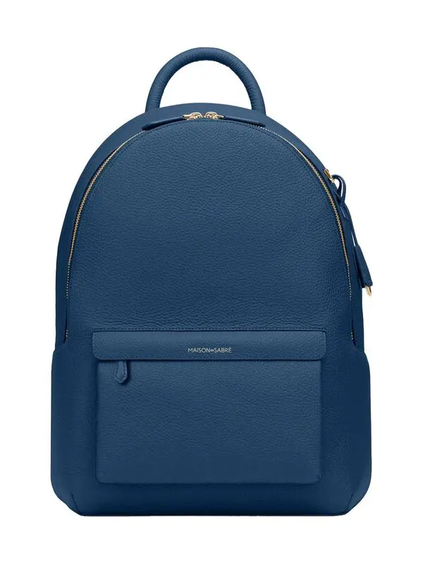 MAISON DE SABRE Leather Backpack - Pacific Blue