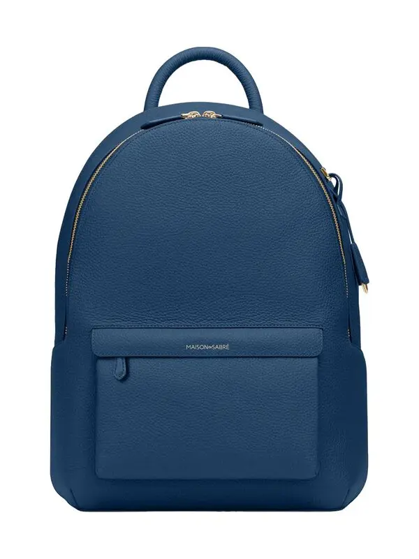 MAISON DE SABRE Leather Backpack - Pacific Blue