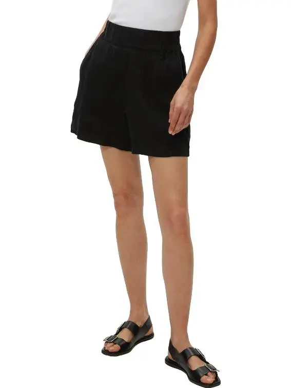 Michael Stars Mavis Linen Shorts - Black