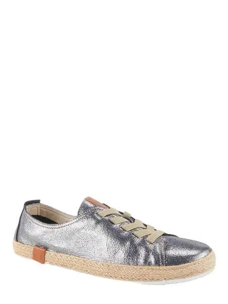 SPRING STEP SHOES Eloya Espadrille Sneaker - Blue Metallic