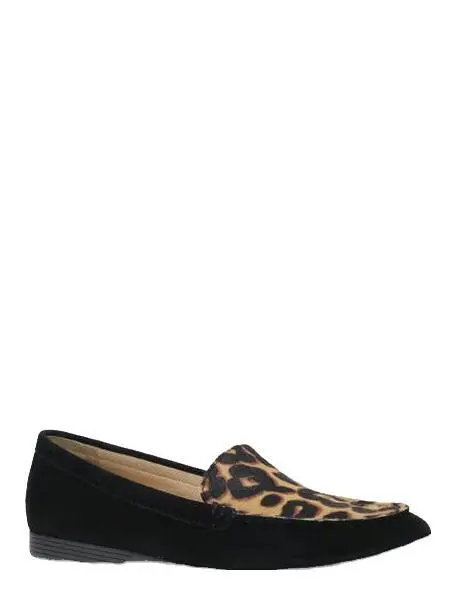 Dansko Lorri Loafer - Black/leopard Suede
