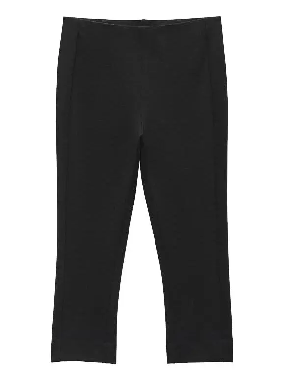 Rag & Bone Simone Ponte Capri Pants - Blk