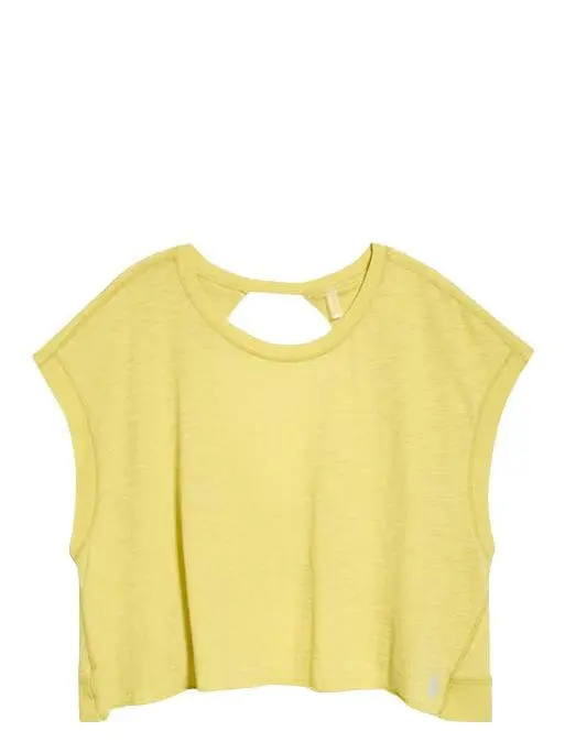 Free People My Tee Time T-shirt - Honeydew