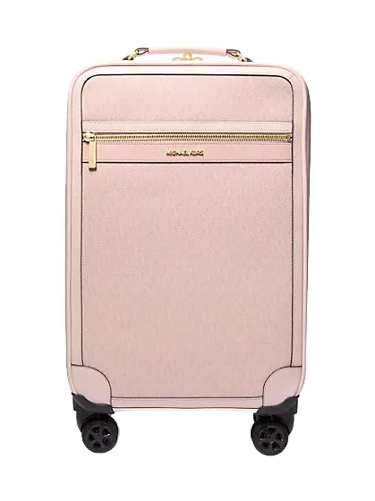 Michael Kors Signature Logo-print Suitcase - Pink