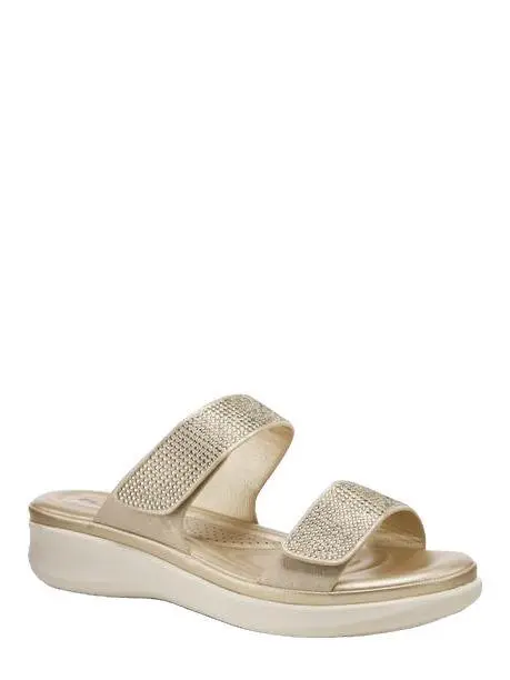 SPRING STEP SHOES Bling Sandal - Soft Gold