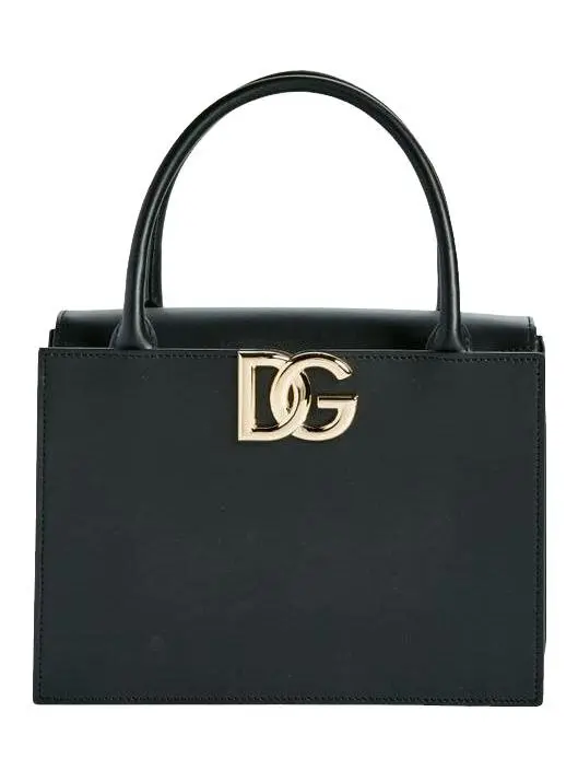 Dolce & Gabbana 3.5 Logo Top Handle Bag - Black