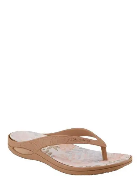 SPRING STEP SHOES Contilo Flip Flop - Tan