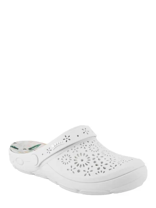 SPRING STEP SHOES Contigo Clog - White