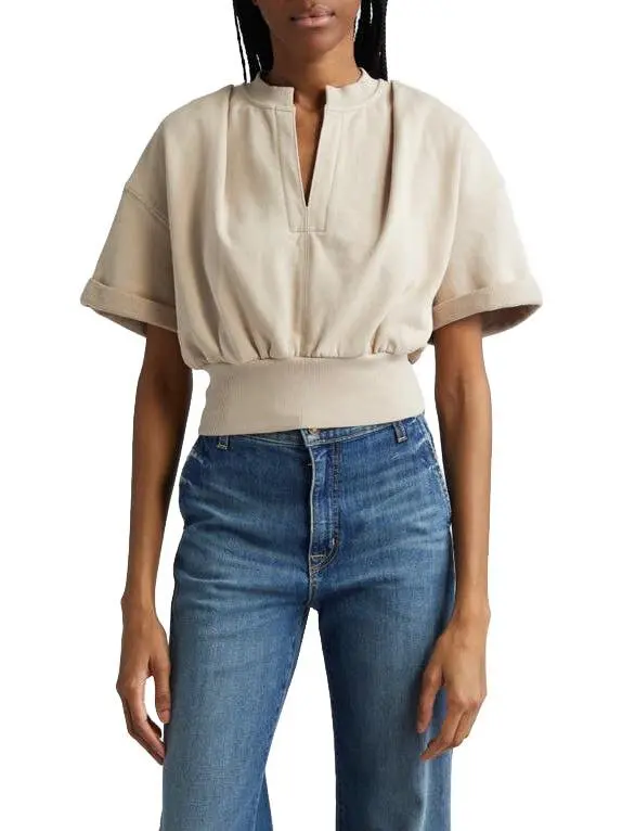 3.1 Phillip Lim Cropped Sweatshirt - Concrete