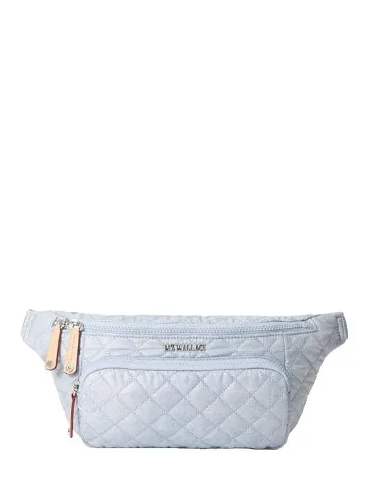Mz Wallace Metro Quilted Sling Bag - Chambray
