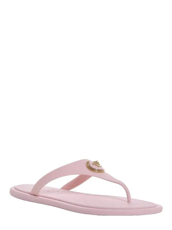 Versace Alia Medusa Thong Sandals - Pastel
