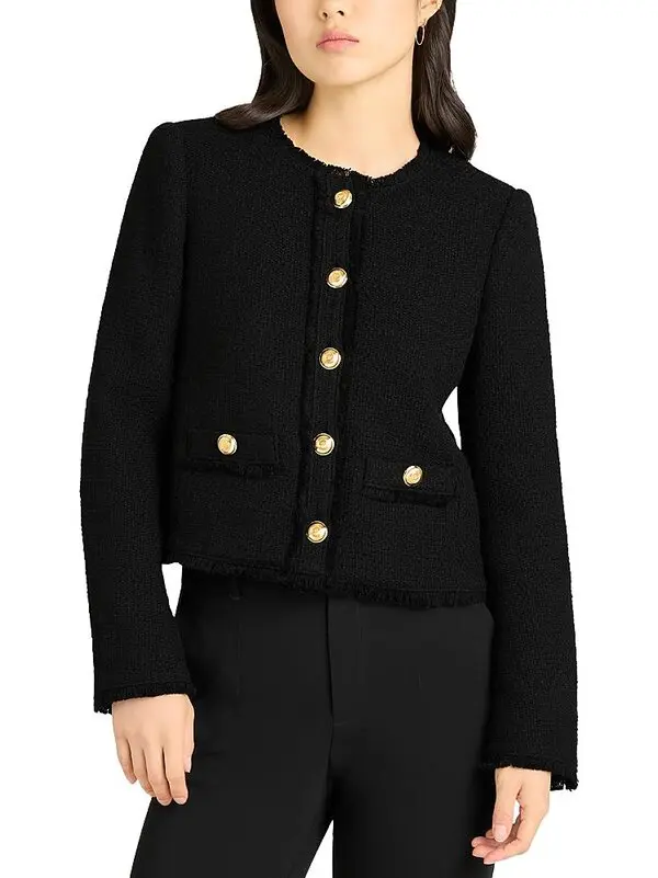 Cinq À Sept Christie Tweed Jacket - Black