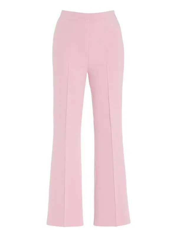 HIGH SPORT Kick Cropped Flared Pants - Pink