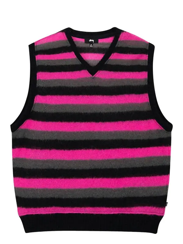 StÜssy Striped Sweater Vest - Multicolor