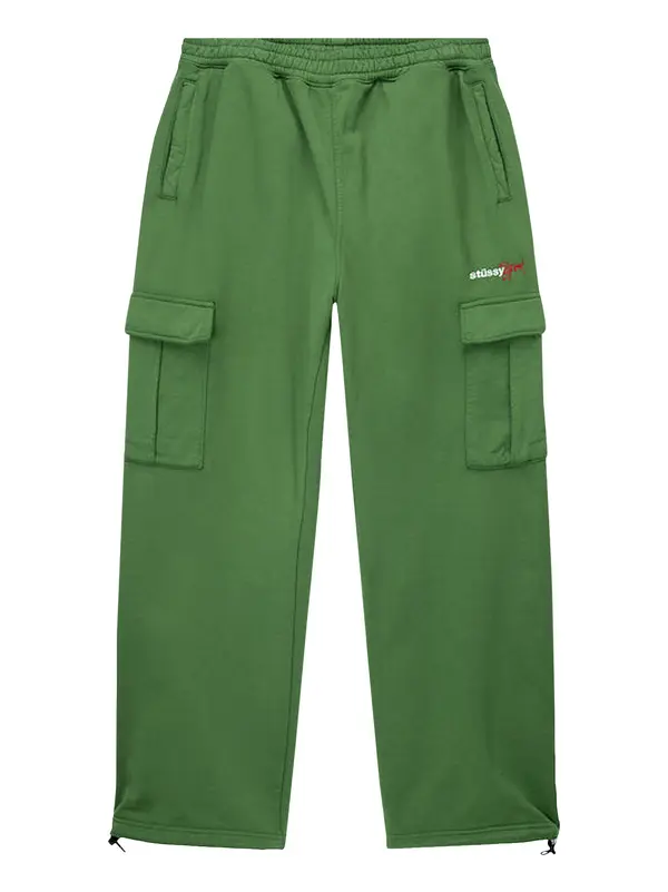 StÜssy Sport Cargo Fleece Pant - Green