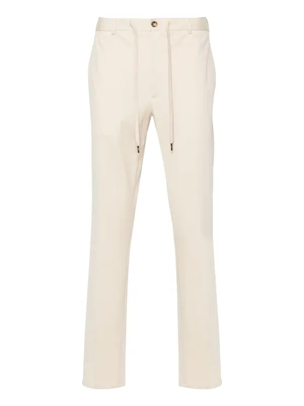 CIRCOLO 1901 Piqué Chino Trousers - Neutrals