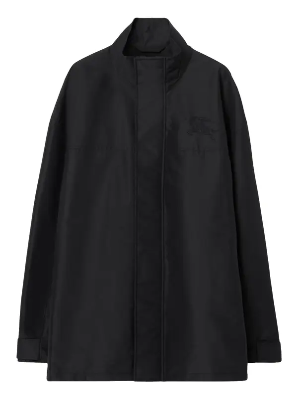 Burberry Ekd Embroidered High-neck Jacket - Black