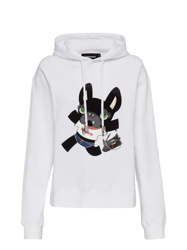 Dsquared2 Ciro Cool Cotton Hoodie - White