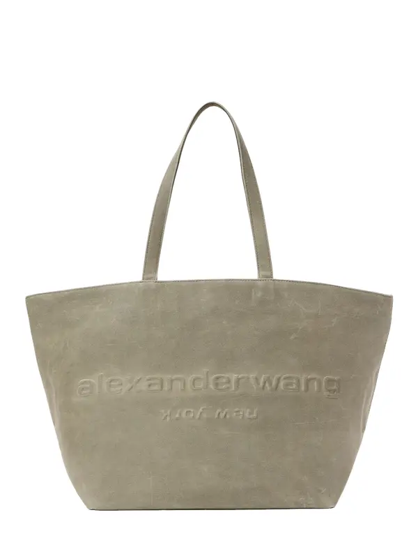 Alexander Wang Embossed Logo Tote Bag - Neutrals