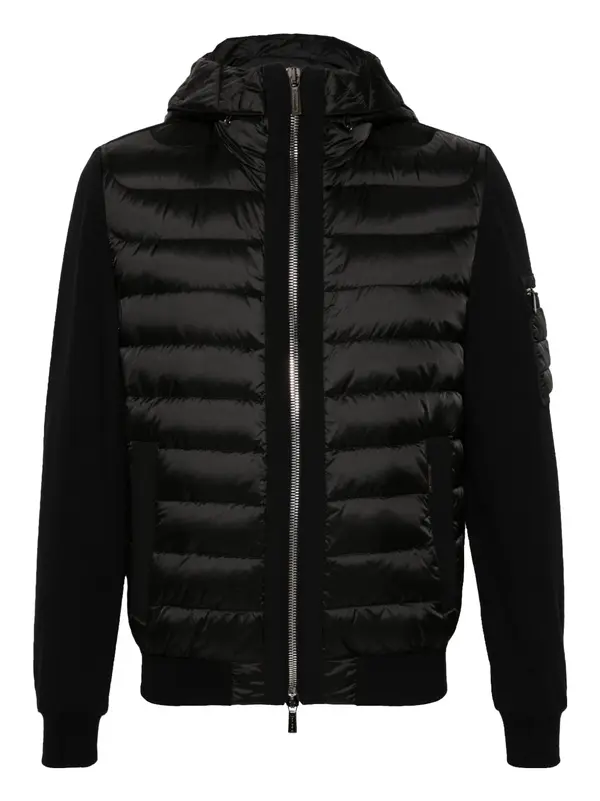 MOORER Doge-shf Panelled Jacket - Black