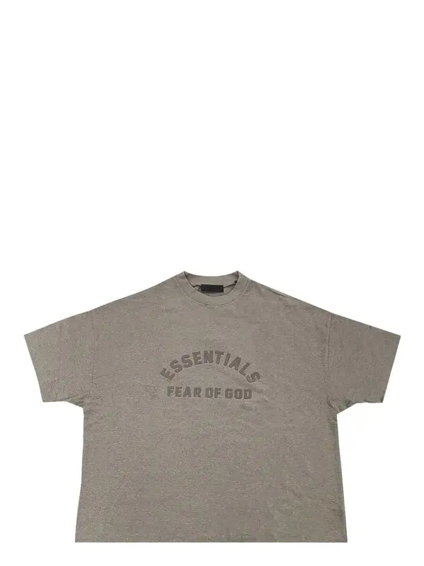 Fear Of God Logo-print Cotton T-shirt - Grey