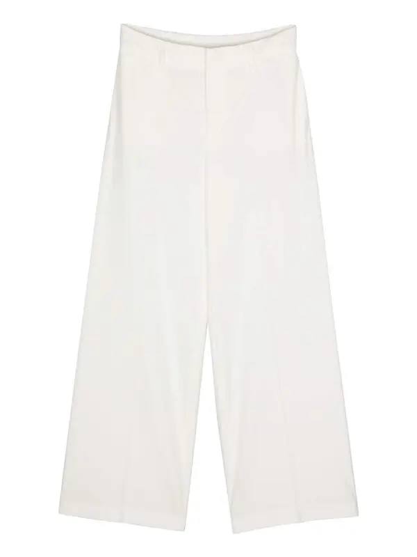 PT TORINO Lorenza Flared Trousers - White