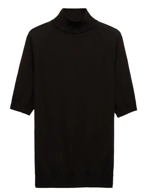 Prada Knitted Cashmere Top - Brown