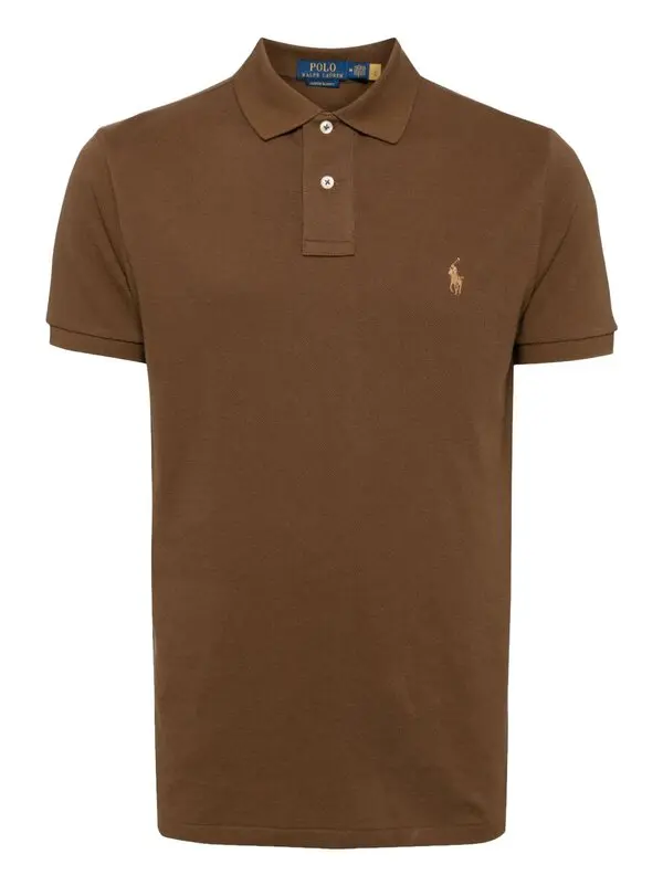 Polo Ralph Lauren Short-sleeve Cotton Polo Shirt - Brown