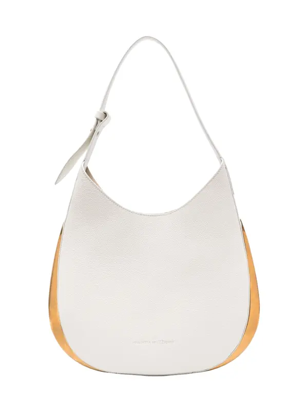 Benedetta Bruzziches Amalia Leather Shoulder Bag - White