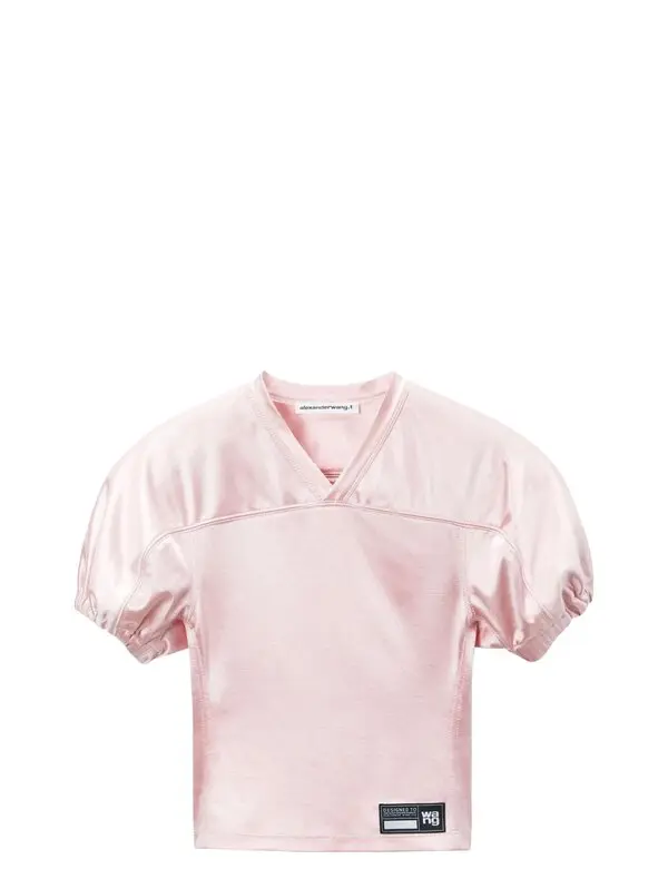 Alexander Wang Football Padded Jersey T-shirt - Pink
