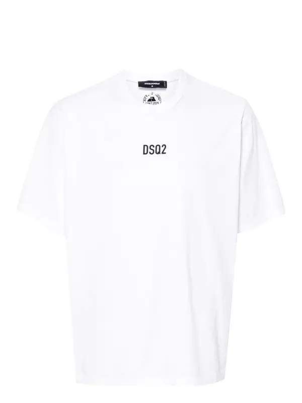 Dsquared2 Logo-print Cotton T-shirt - White