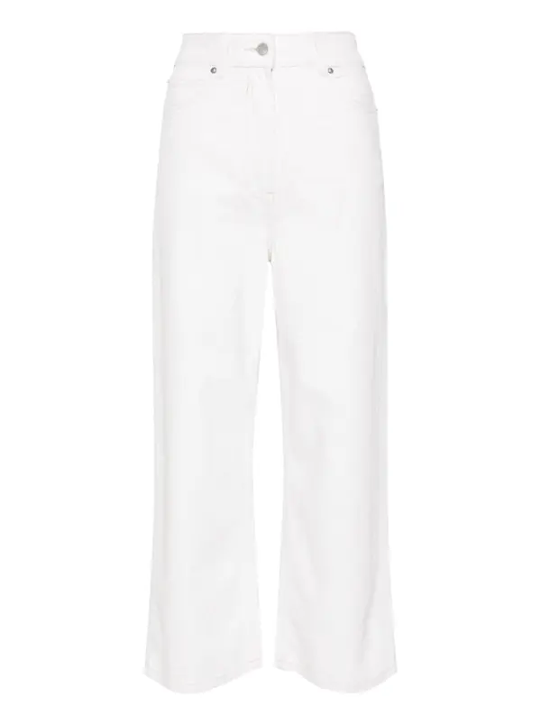 IRO PARIS Martine Cropped Straight Jeans - Neutrals