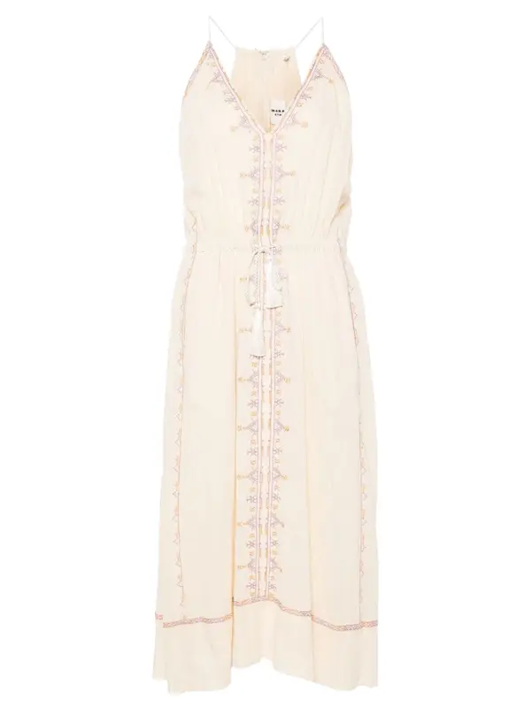 MARANT ETOILE Siana Midi Dress - Neutrals