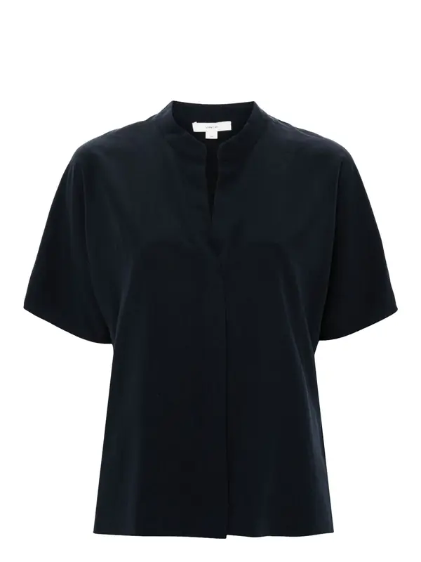 Vince Short-sleeved Blouse - Blue