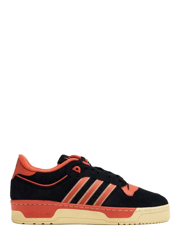 Adidas Rivalry 86 Lace-up Suede Sneakers - Black