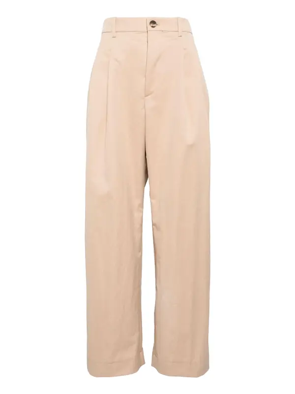 Wardrobe.NYC Wide-leg Tailored Trousers - Brown