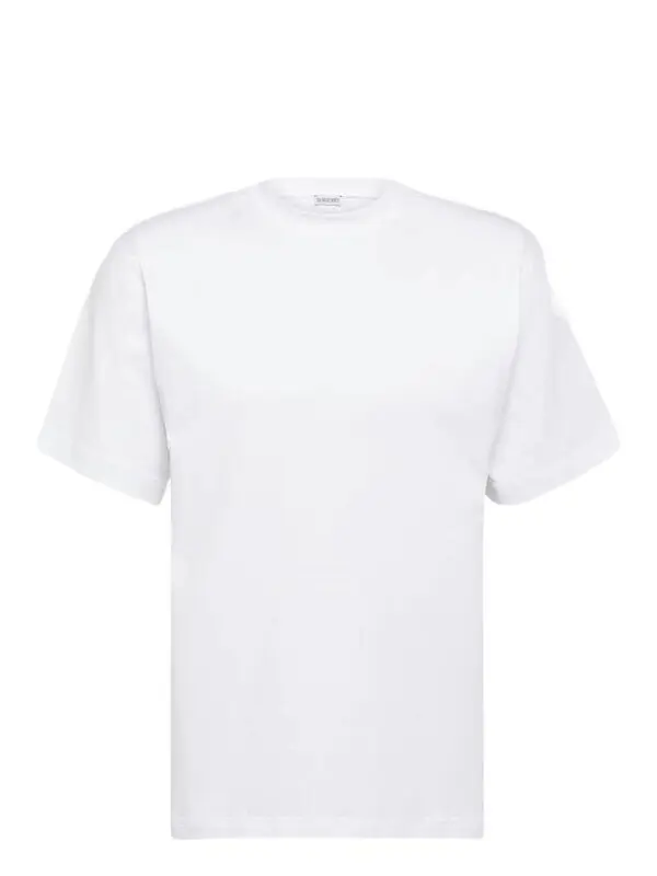 Burberry Printed Cotton Jersey T-shirt - White