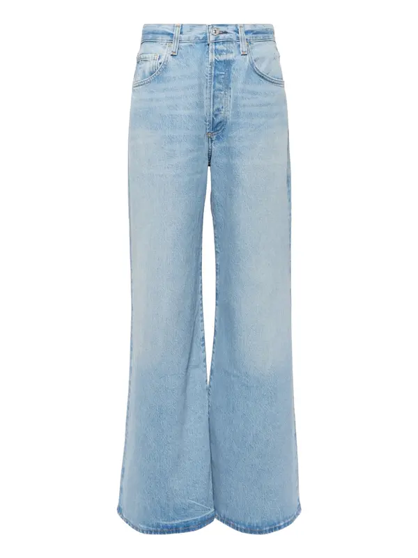 Citizens Of Humanity Beverly High-rise Wide-leg Jeans - Blue