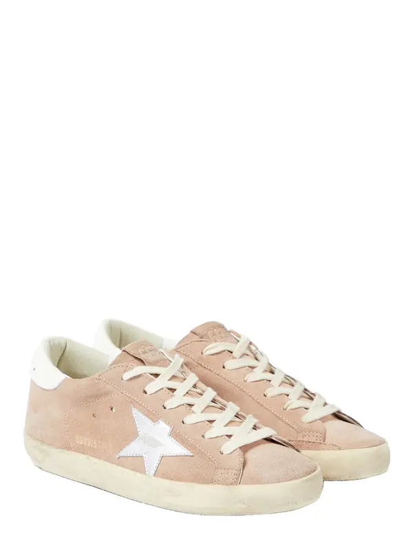 GOLDEN GOOSE Super-star Suede Sneakers - Pink