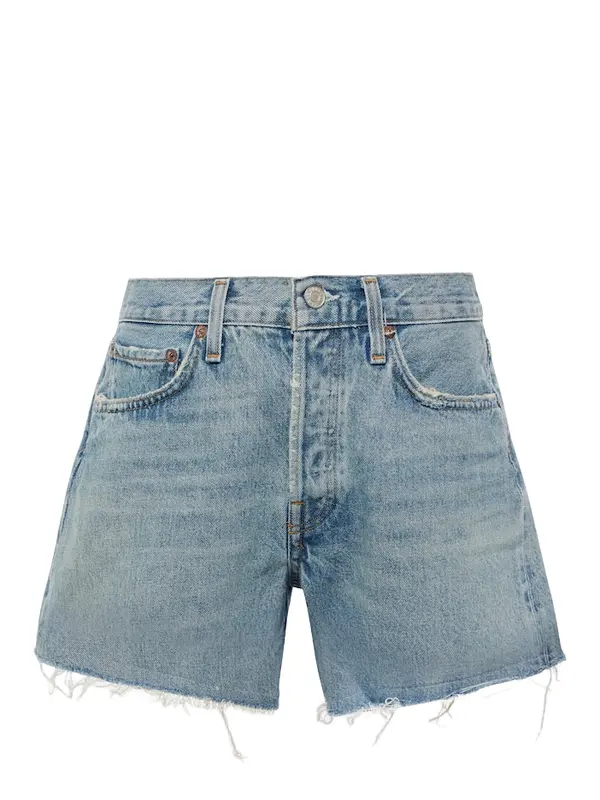 AGOLDE Parker Denim Shorts - Blue
