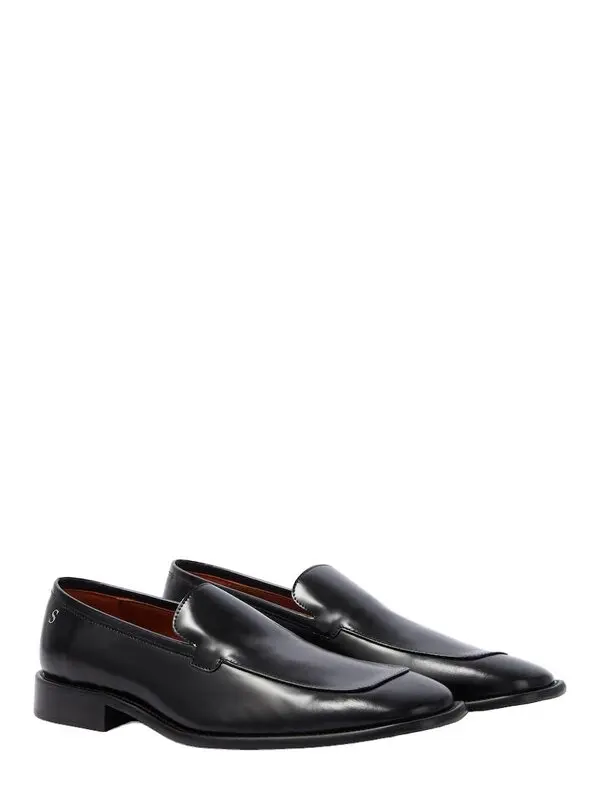 Acne Studios Leather Loafers - Black